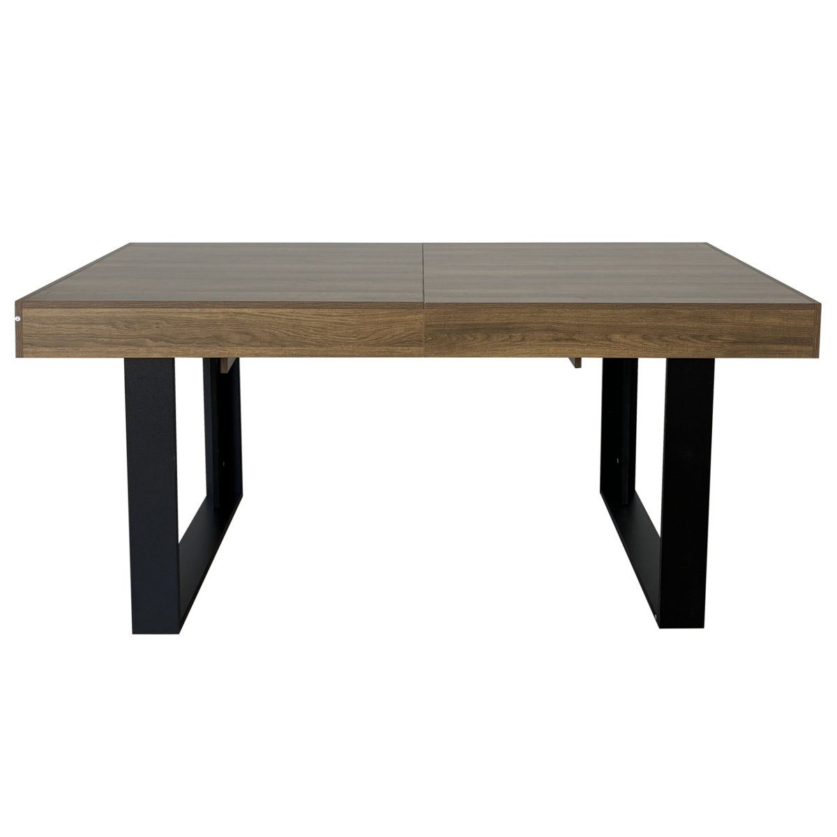 17 Stories Rectangle extendable dining table for 6-10 people aged effect wood | Wayfair